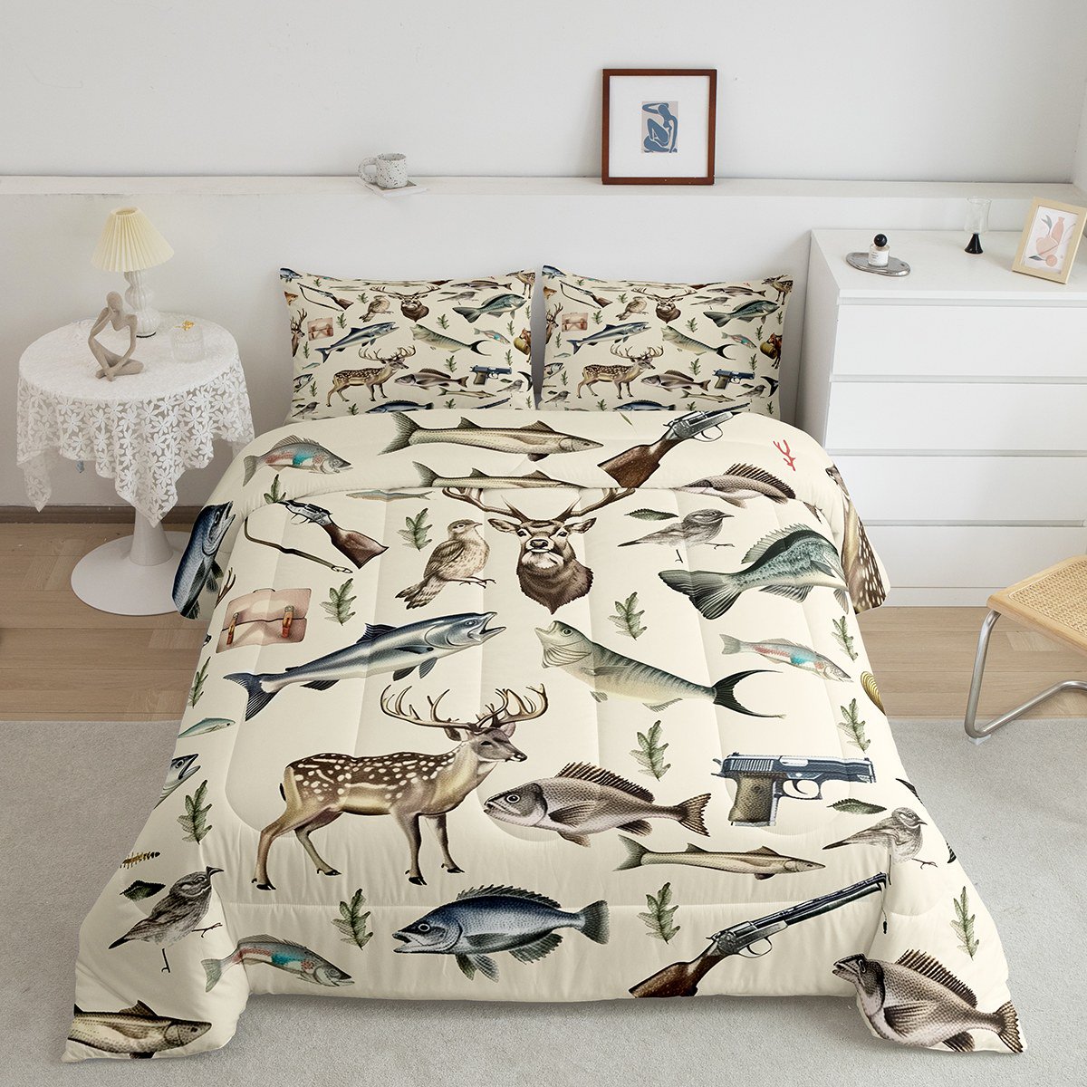 Click here for Erosebridal Reindeer Elk Bedding Sets Twin With Co... prices