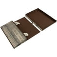 Wooden Pattern Storage Box - Brown (2 Pack) - Walmart.com