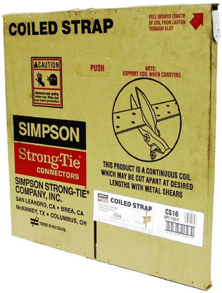 Simpson Strong Tie CS16 Coiled Strap - Walmart.com