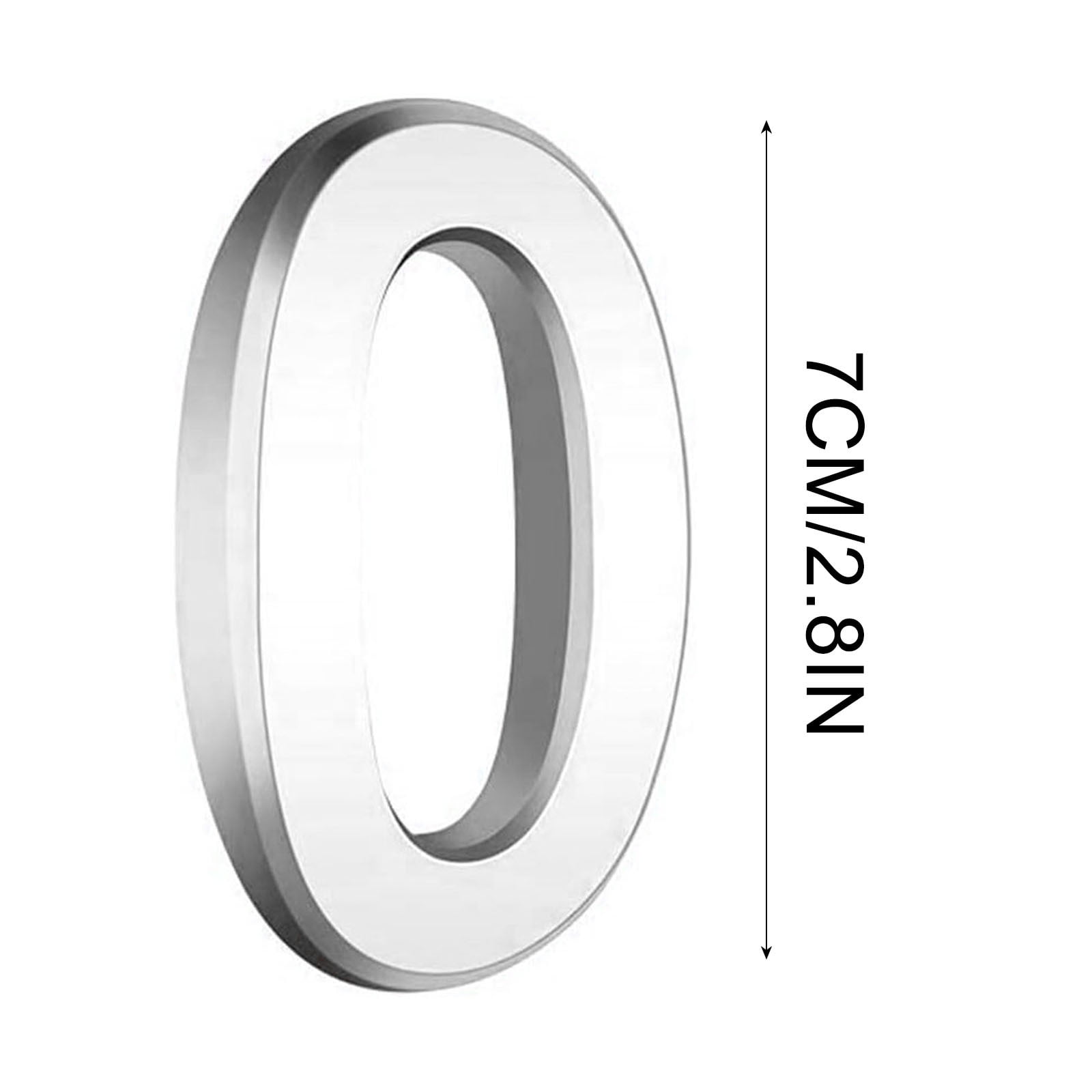 Click here for Unbranded Address Numbers For Houses3 Inch Silve M... prices