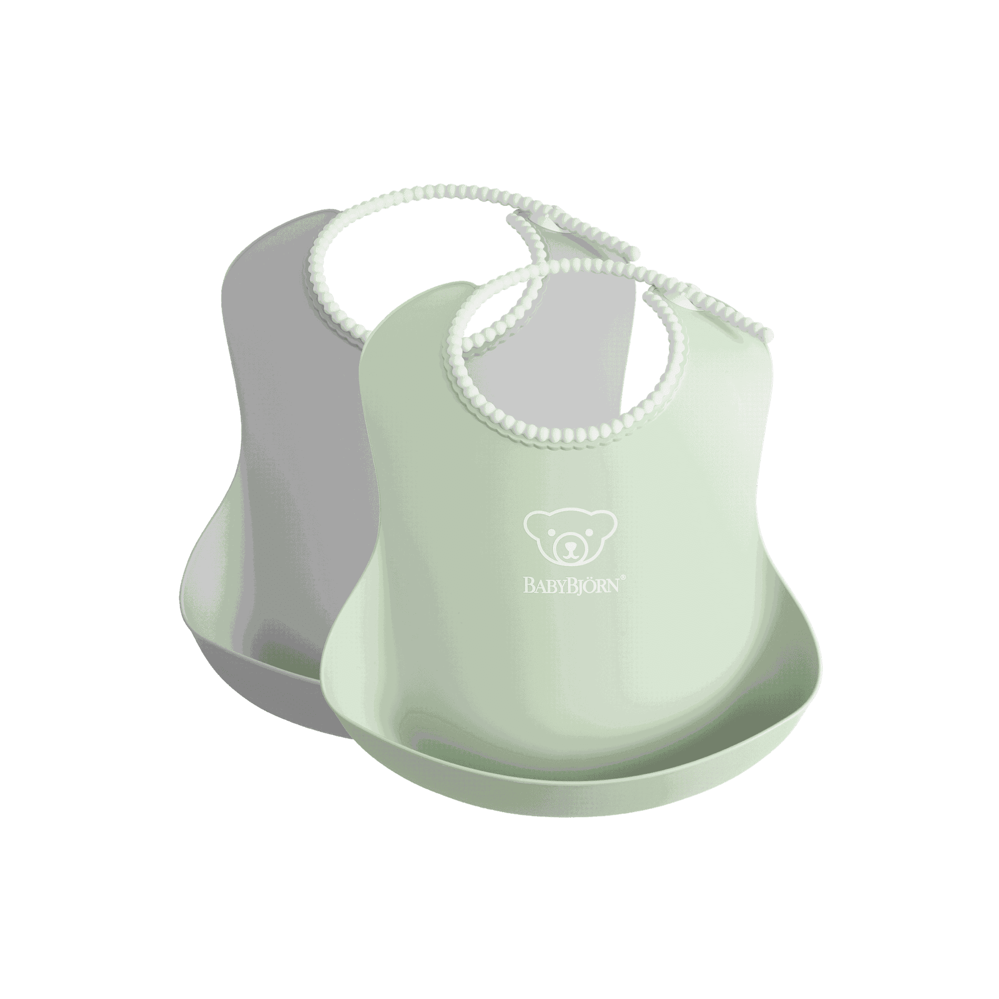 Click here for Babybjörn Babybjorn Baby Bib 2-Pack  Grey / Powder... prices