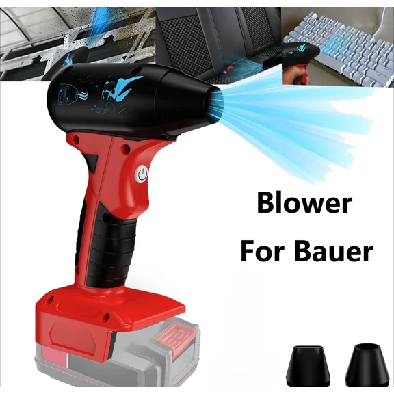 Bauer Cordless Leaf Blower 20-Volt Lightweight 120 CFM Workshop/Garden ...