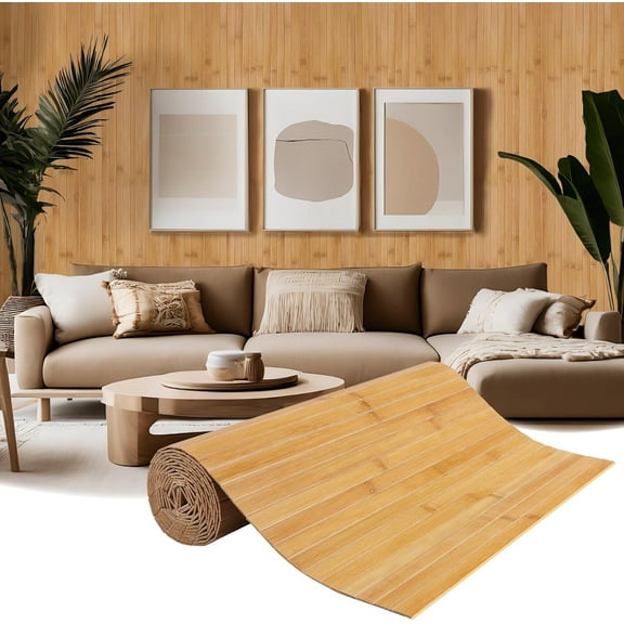 Bamboo Matting Roll 4x8 Sheets Tropical Decor for Tiki Bars, Walls ...