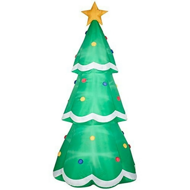 Gemmy Airblown Christmas Inflatables 10' Giant Tree Prop - Walmart.com