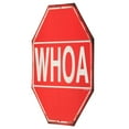Whoa Stop Sign Rustic Embossed Metal Sign - Walmart.com