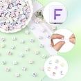 300Pcs Opaque European Style Acrylic Beads Horizontal Hole Cube with ...