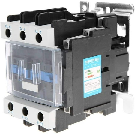 AC Contactor 220V 80A CJX2-8011 Industrial Electric Din Rail Contactor High Sensitivity ...