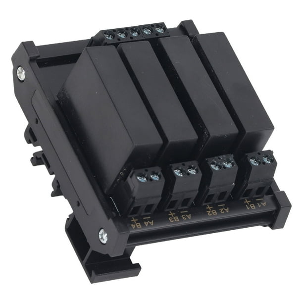 DIN Rail Relay Module,4P DC to DC D Cto DC Relay Module P Solid State ...