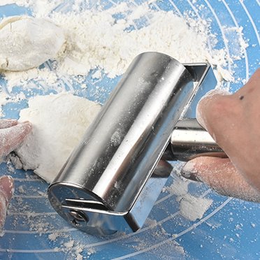 HealthSmart 16" (total length) 8" Charcoal colored Granite Rolling Pin ...