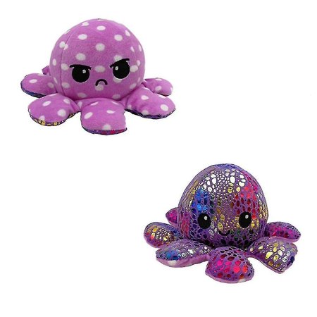 Reversible Octopus Shape, Stuffed Plush And Soft Doll（Puple） | Walmart ...
