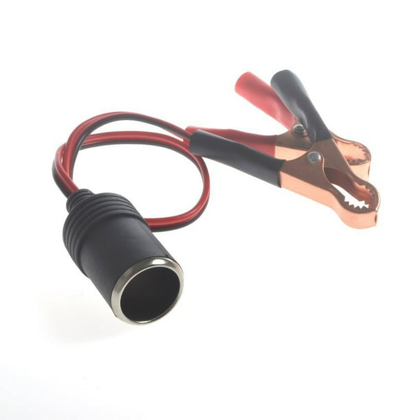 Battery Clip And Cigarette Lighter Adapter