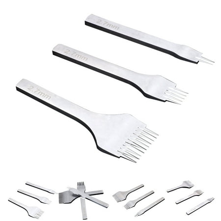 facefd DIY Leather Tools Set Stainless Steel stainless steel leather ...