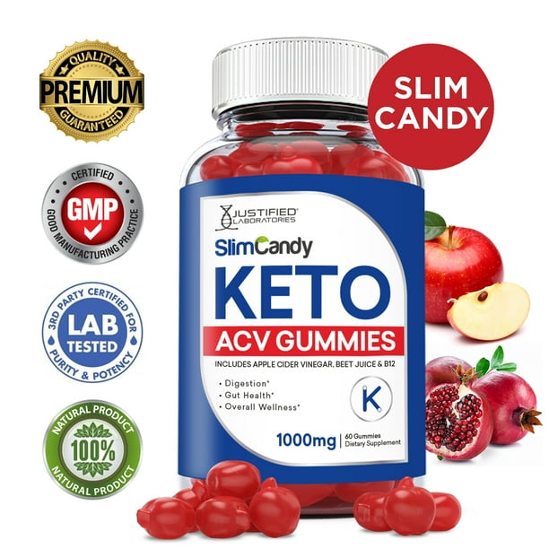 Slim Candy Keto ACV Gummies 1000MG Gummy Supplement - Walmart.com