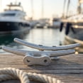 Aluminum Alloy Construction Boat Mooring Cleat With Quick Installation ...