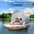 "Free Shipping! Costway Adult Water Island with UPF50+ Sunshade ...