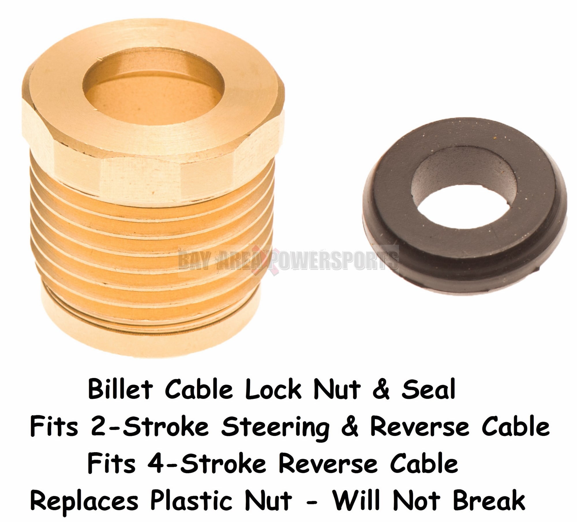 Sea Doo Billet Cable Lock Nut & Seal 4-Tec Reverse Cable 277001729 ...