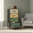 CONCETTA 4-Drawer Fabric Dresser Storage Chest for Bedroom, Closet ...