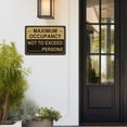 Maximum Occupancy Sign Not to Exceed Persons Sign 10 x 7 Inches ...