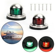 1 Pair 12V LED Bow Navigation Lights for Boating Fishing Yacht ...