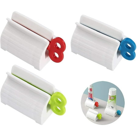 3 Pcs Rolling Tube Toothpaste Squeezer Dispenser Toothpaste Holder ...