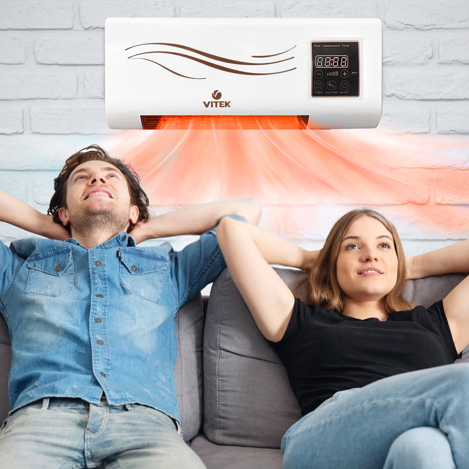 Click here for Lpsstore Wall Mounted Air Heater Portable Smart Du... prices