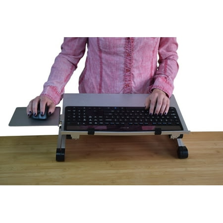 WorkEZ Keyboard and Mouse Tray ergonomic adjustable height angle ...