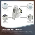 Honeywell PLS750C1000 Timer Switch, Sunrise/Sunset, Single or 3 Way ...