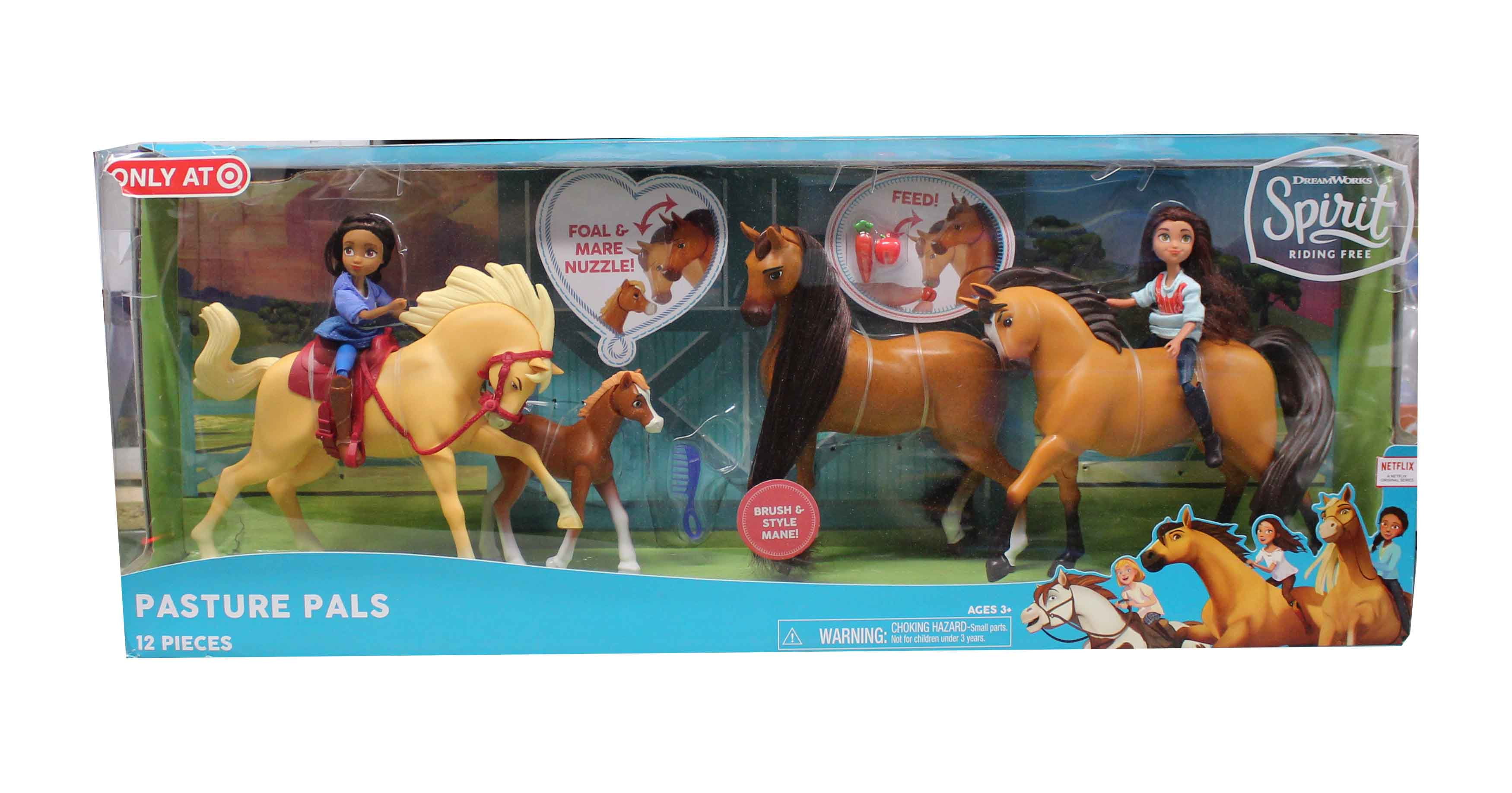 Dreamworks Spirit Riding Free Pasture Pals Set 12pc - Walmart.com