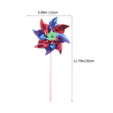 FRCOLOR 20 Pcs Small Windmill Toy Whirligigs Decorative Garden Pinwheel ...
