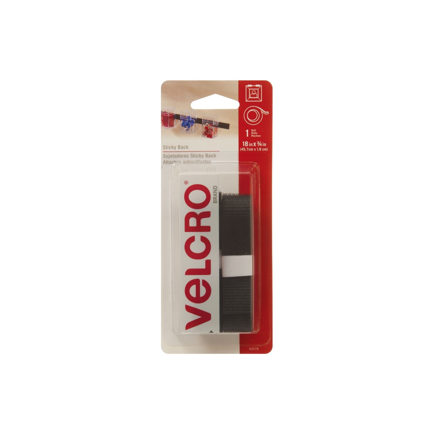 Click here for Velcro Brand  Sticky Back Tape - 18 Black 18 X 3/4 prices