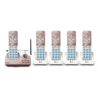 AT&T CL83519 Landline Telephone, 5 Handset Answering System with Smart ...