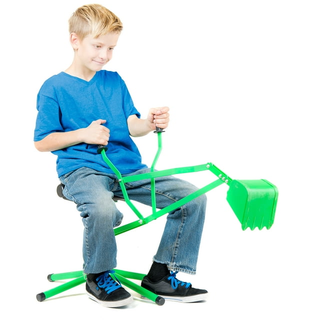 Kid Digger a Toy Backhoe for Sandbox, Beach, Snow, Playground (green ...