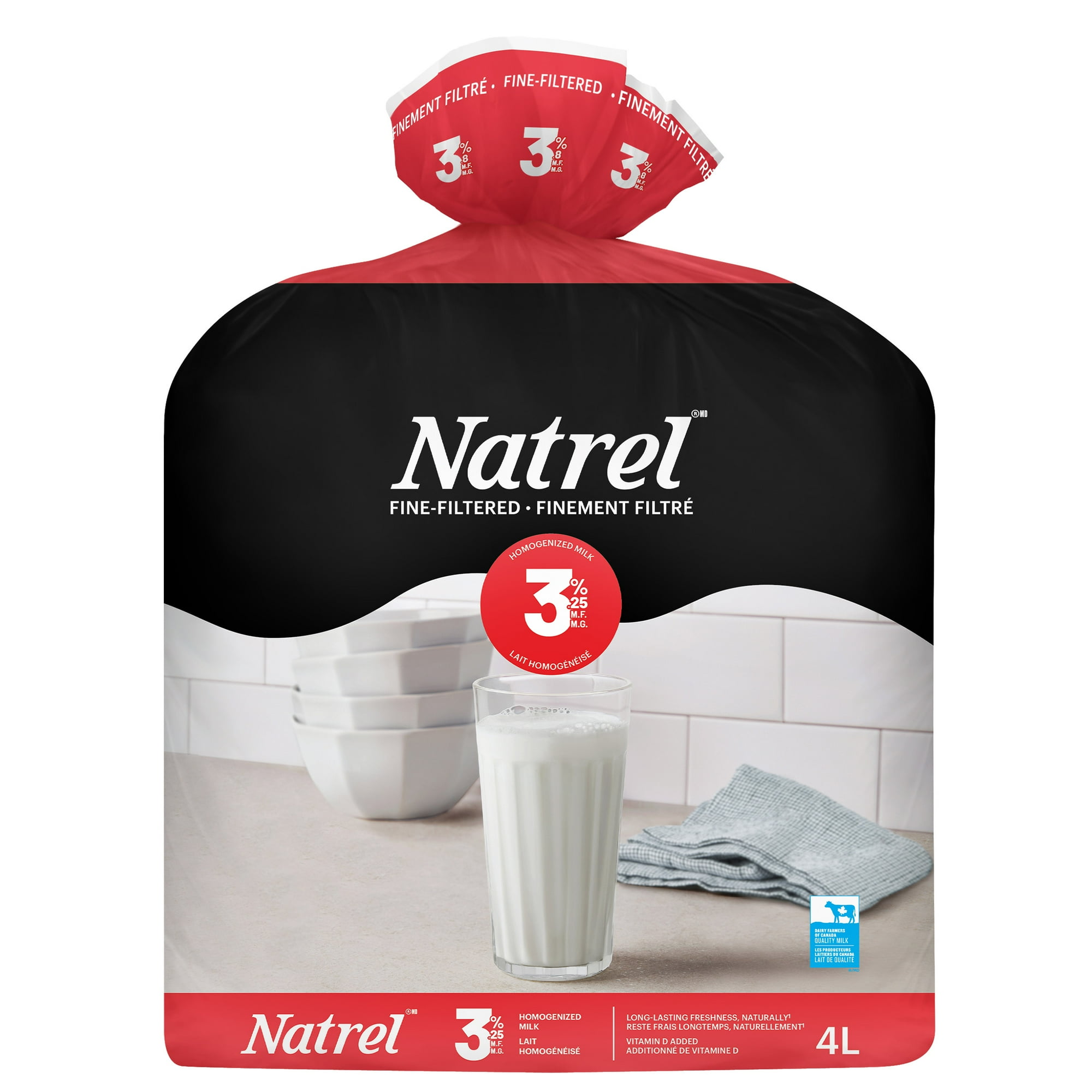 Click here for Natrel Fine-Filtered 3.25 Homogenized Milk 4 L prices