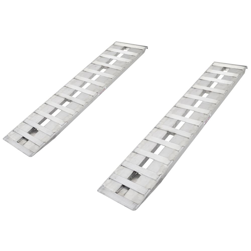 72in Aluminum Car Hauler Beavertail Trailer Ramps - Walmart.com