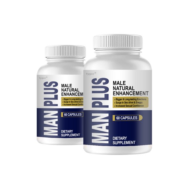 (2 Pack) ManPlus - Man Plus Natural Supplement for Men - Walmart.com