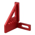 Aluminum Alloy Woodworking Miter Triangular Ruler Metric Square ...
