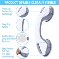 Bathroom Shower Grab Bars, 2Pack Shower Handle, Safety Anti-Slip Bath ...