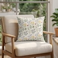 26x26 Pillow Covers Set of 2, Farmhouse Summer Floral Square Throw ...