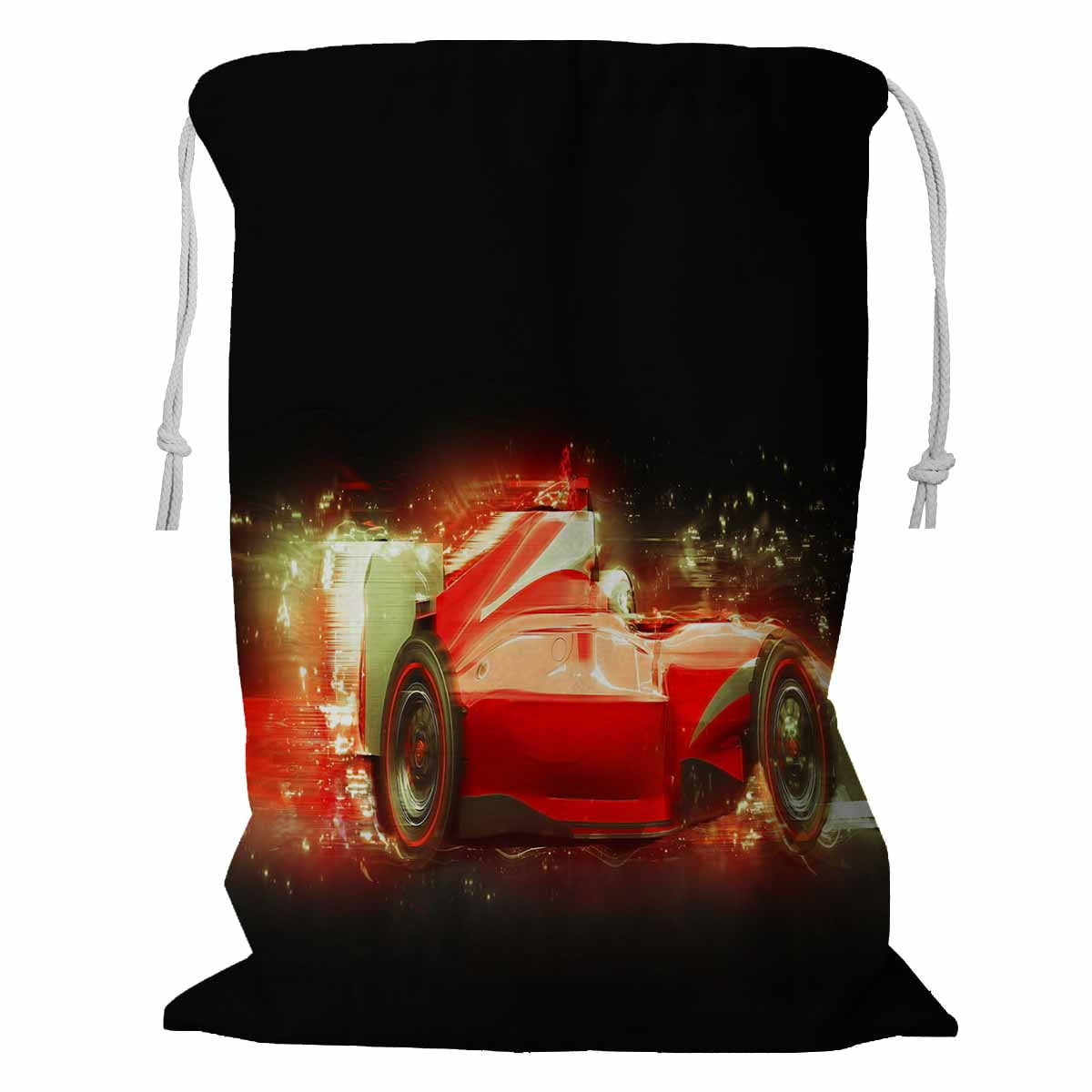 ABPHQTO Race Car Storage Basket Laundry Bag with Drawstring 18x24 Inch ...