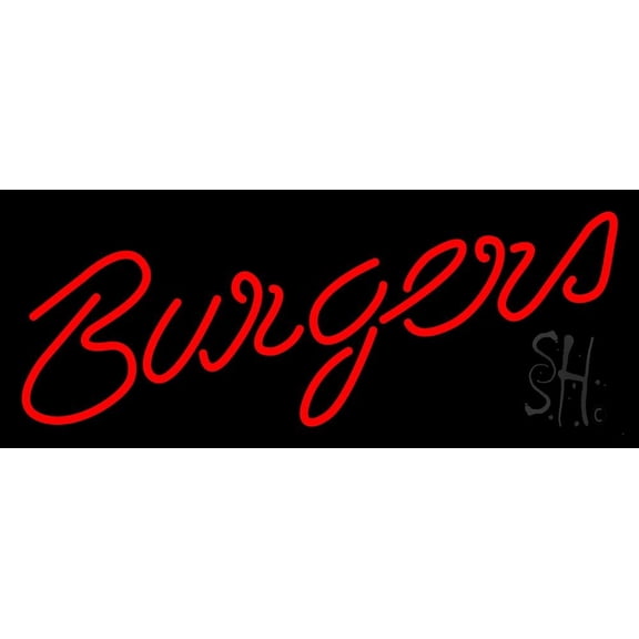 Lets Do Lunch LED Neon Sign 24 x 31 - inches, Black Square Cut Acrylic ...