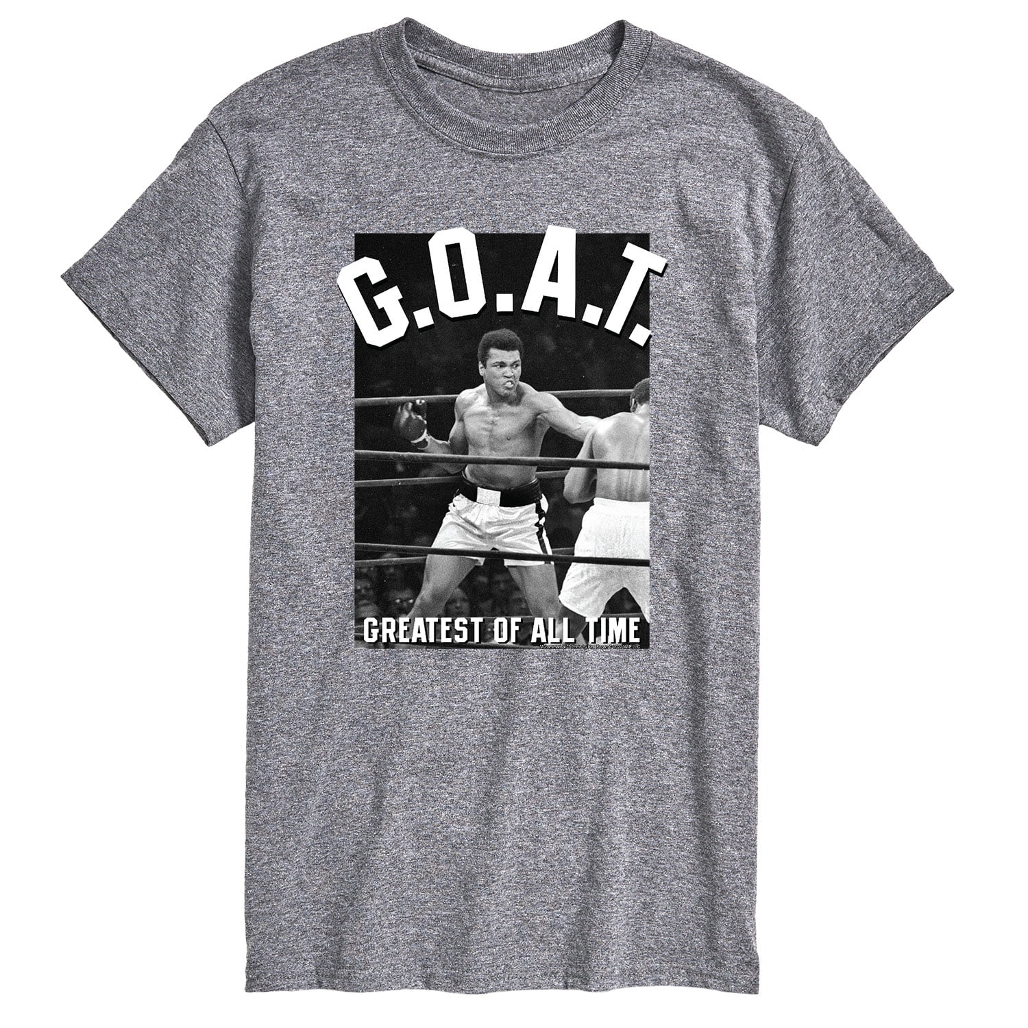 Muhammad Ali - G.O.A.T - Men's Short Sleeve Graphic T-Shirt - Walmart.com
