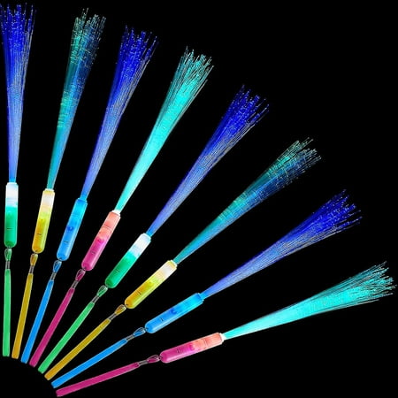 Glow Fiber Wands Sticks Led Light Up Wands Fiber Optic Wands Led ...