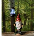 Super Happy Large Classic Outdoor Lawn Decor: Garden Gnome Solar LED ...