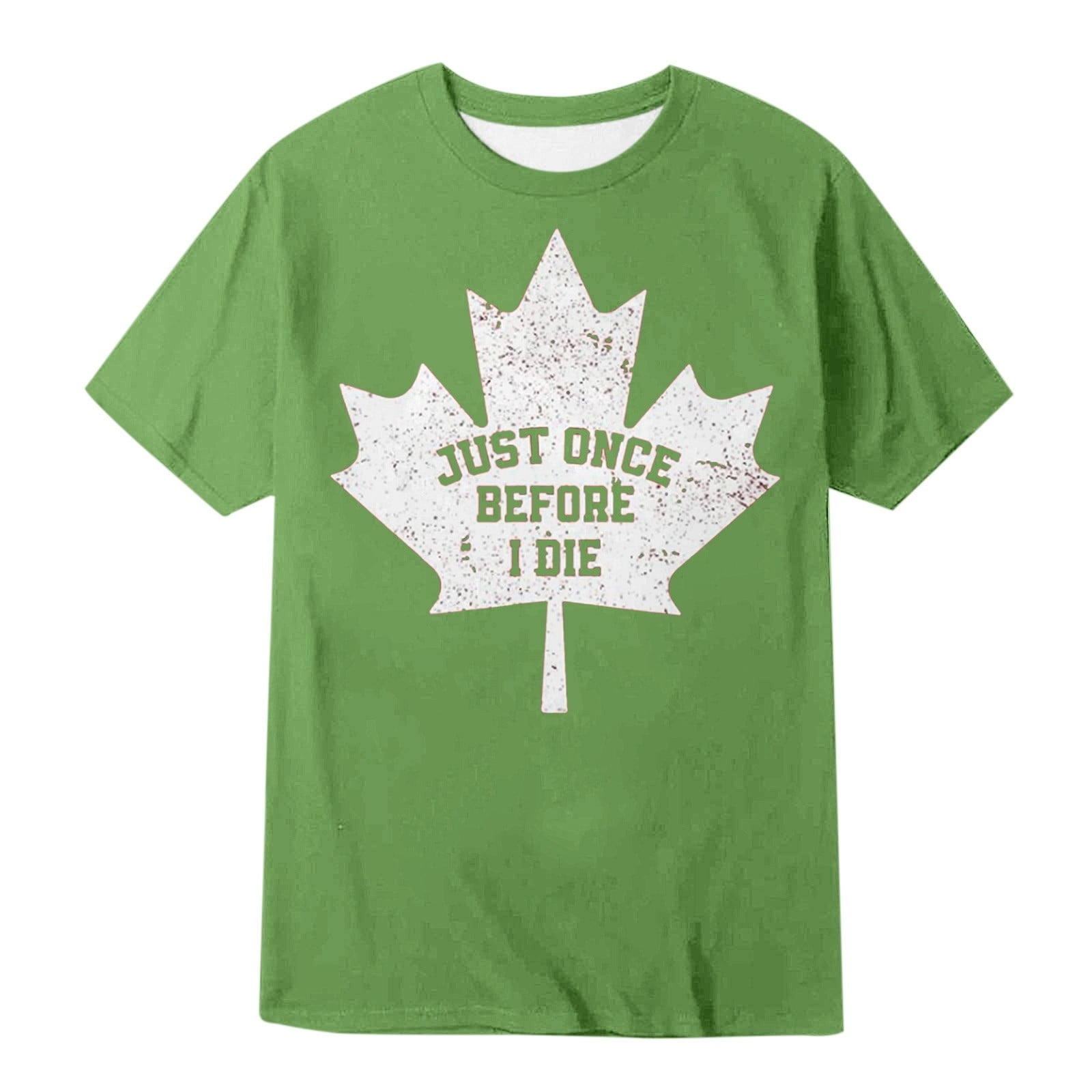 Click here for Chaochao Canadian Maple Leaf T Shirt Comfort Fit M... prices