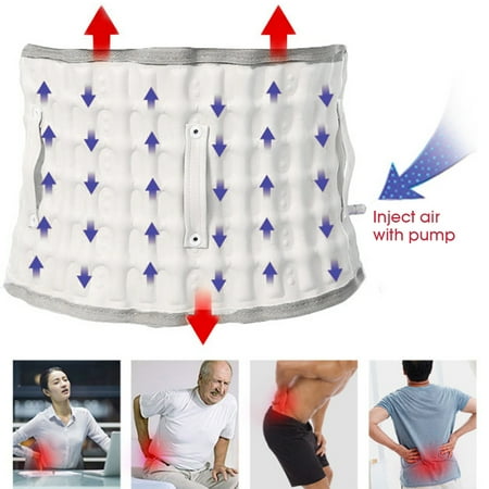 Back Spinal Air Traction Waist Support Belt Brace Physio Decompression ...