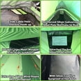 Outdoor light 300D waterproof bell tent,suitable for 4-6 family camping ...