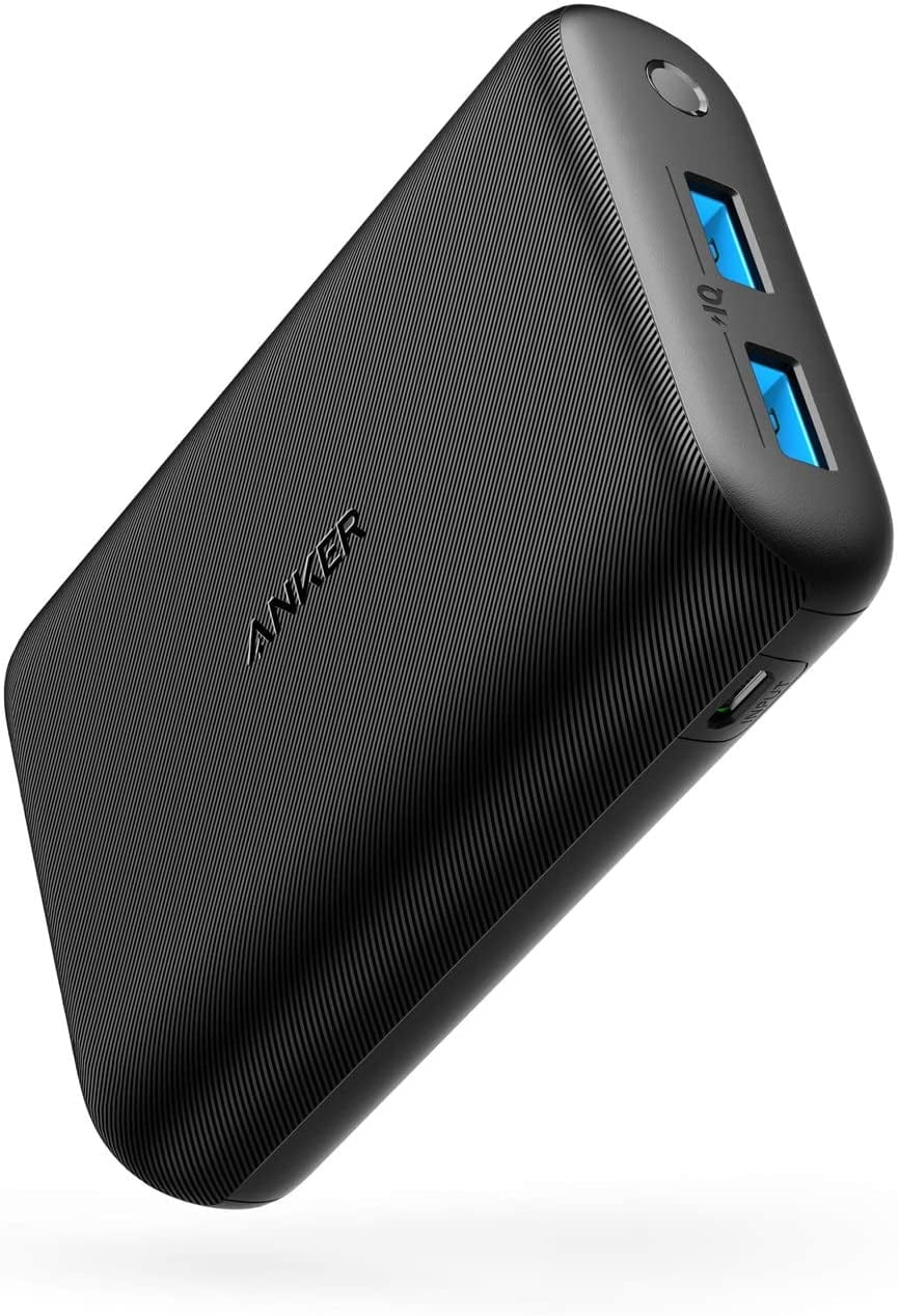 Anker PowerCore 15000, Compact 15000mAh 2-Port Ultra-Portable Phone ...