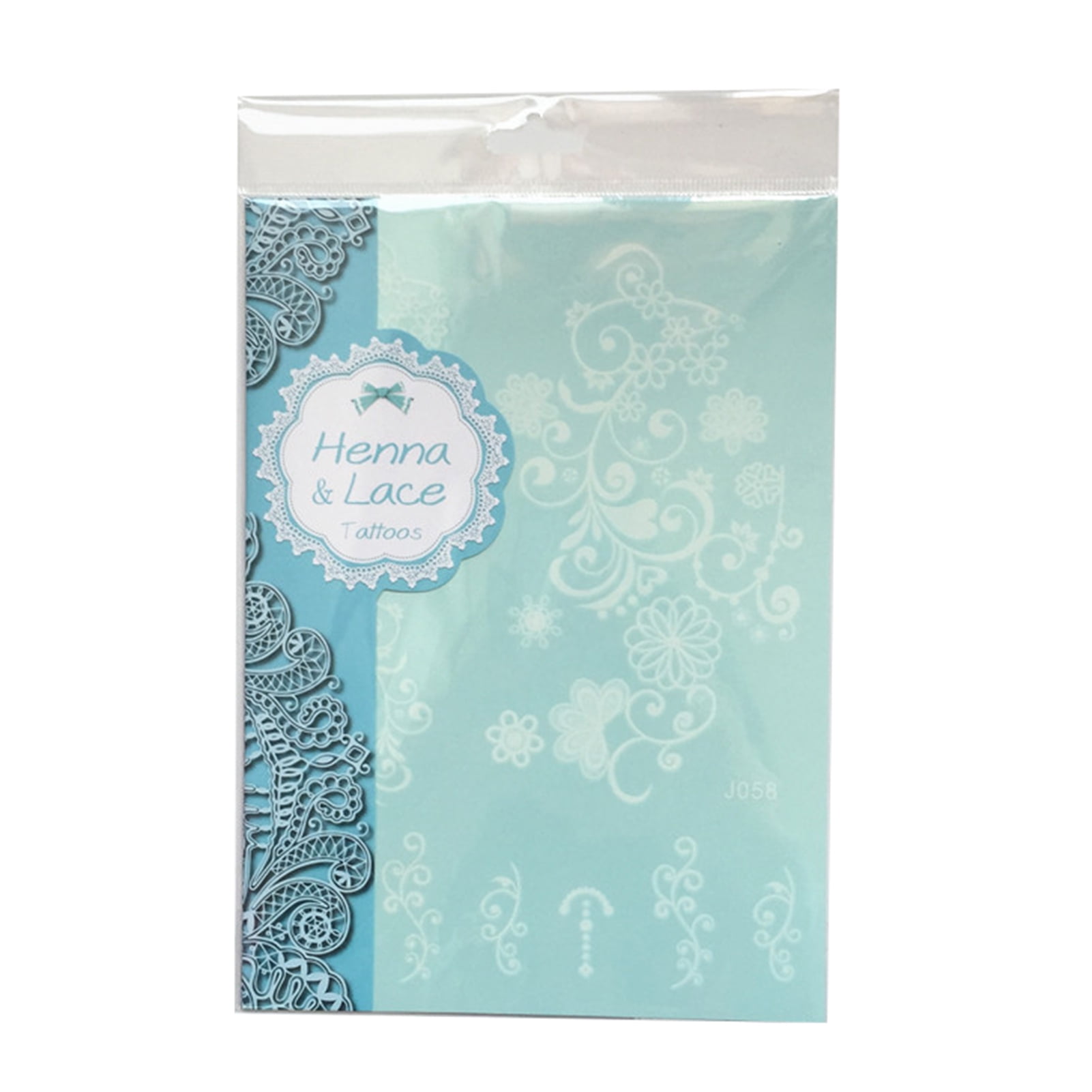 Trayknick Tattoo Stickers,Body Tattoo Charming Safe Paper White Lace ...