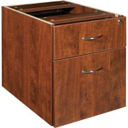 2 Drawers Vertical Wood Composite Lockable Filing Cabinet, Cherry - Walmart.com