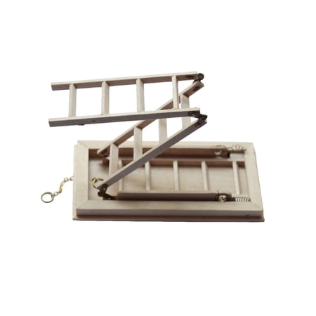 Ruiboury Mini-House Folding Stairs Interactive Staircase Model Scene ...